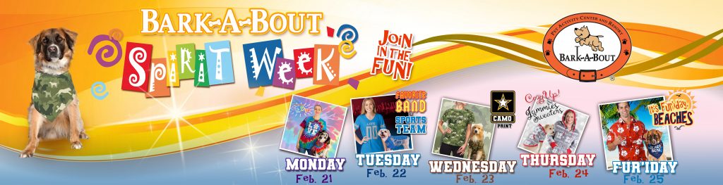 Spirit Week – Bark-A-Bout
